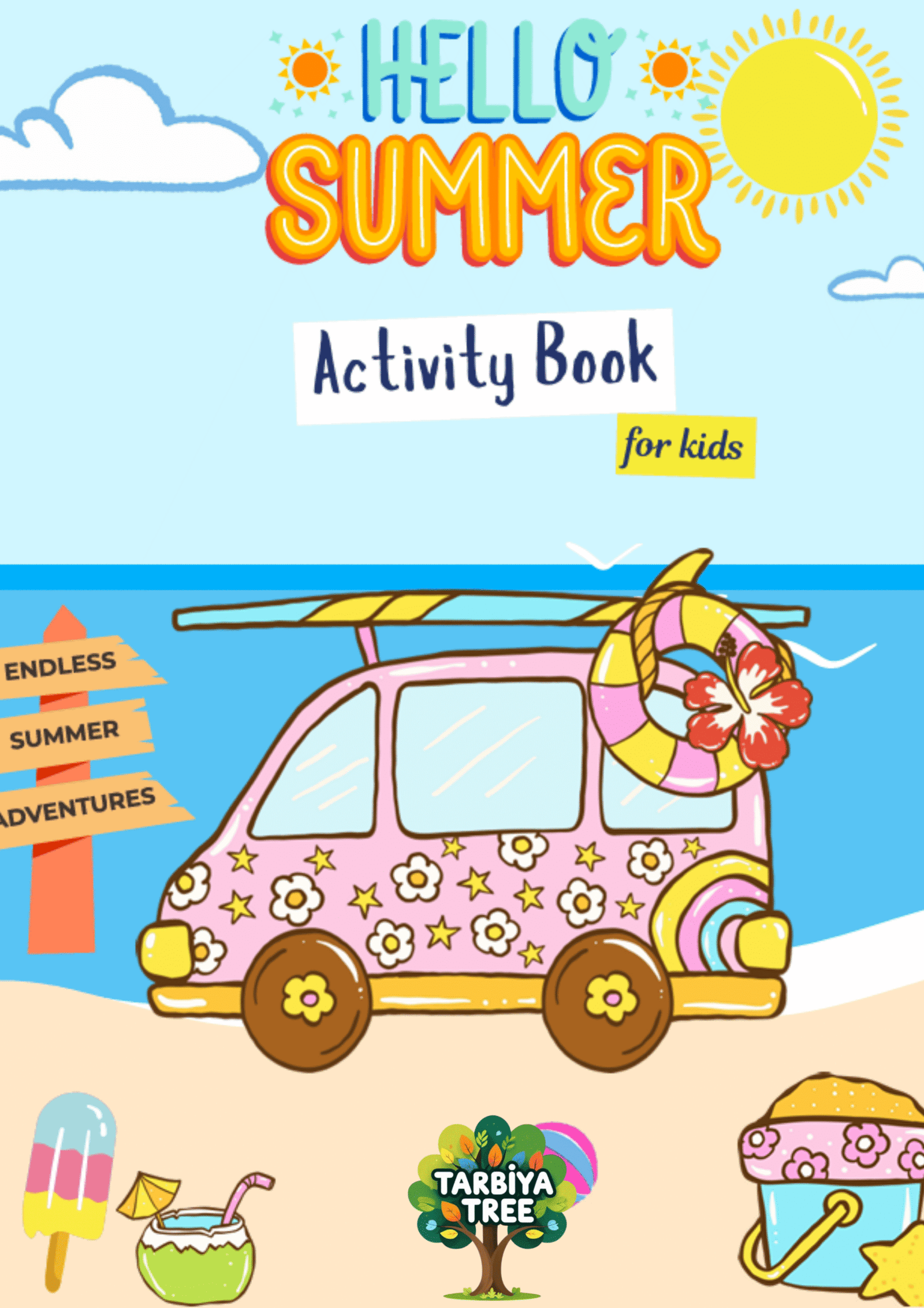 Hello Summer Worksheet Activity Book – Printable Fun Learning Pack ...
